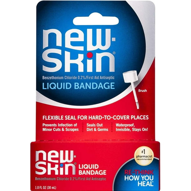 New Skin Liquid Bandage, 1 Oz - Walmart.com