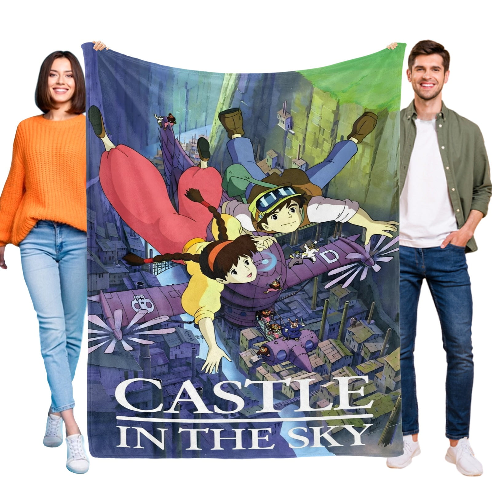 Click here for Unbranded Castle In The Sky-Anti-Pilling Flannel B... prices