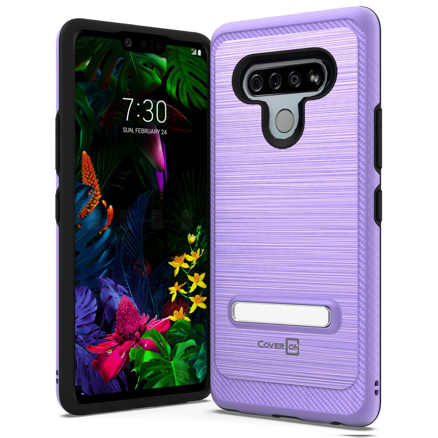 CoverON LG Stylo 6 Case with Magnetic Metal Kickstand Protective Hybrid ...