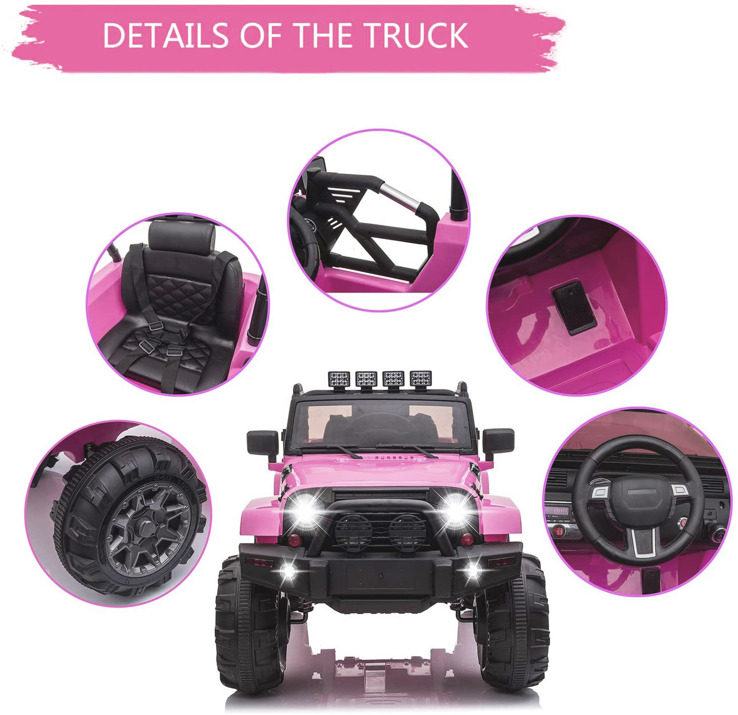 Pink Remote Control Truck