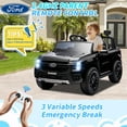 Ford Ranger 12V Kids Electric Ride-On Car, 3 Speeds, LED, Bluetooth ...