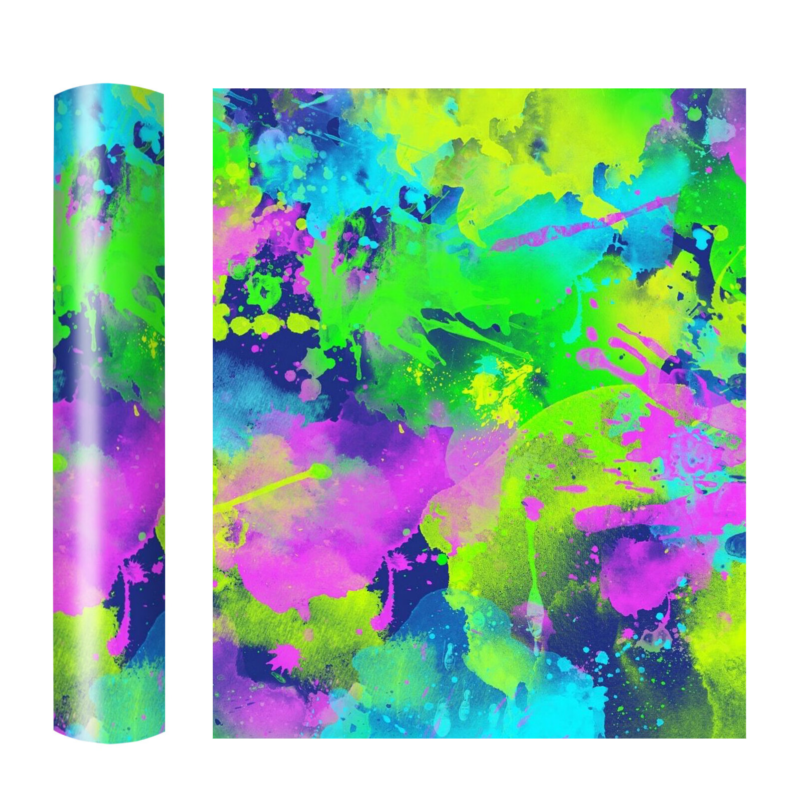 Holographic Heat Transfer Vinyl Rainbow Stripe Pattern Vinyl Vinyl holographic-heat-transfer-vinyl-rainbow-stripe-pattern-vinyl-vinyl