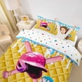 Castle Fairy Sweet Baseball Helmet Bat Duvet Cover Queen, Sprinkle Drip ...