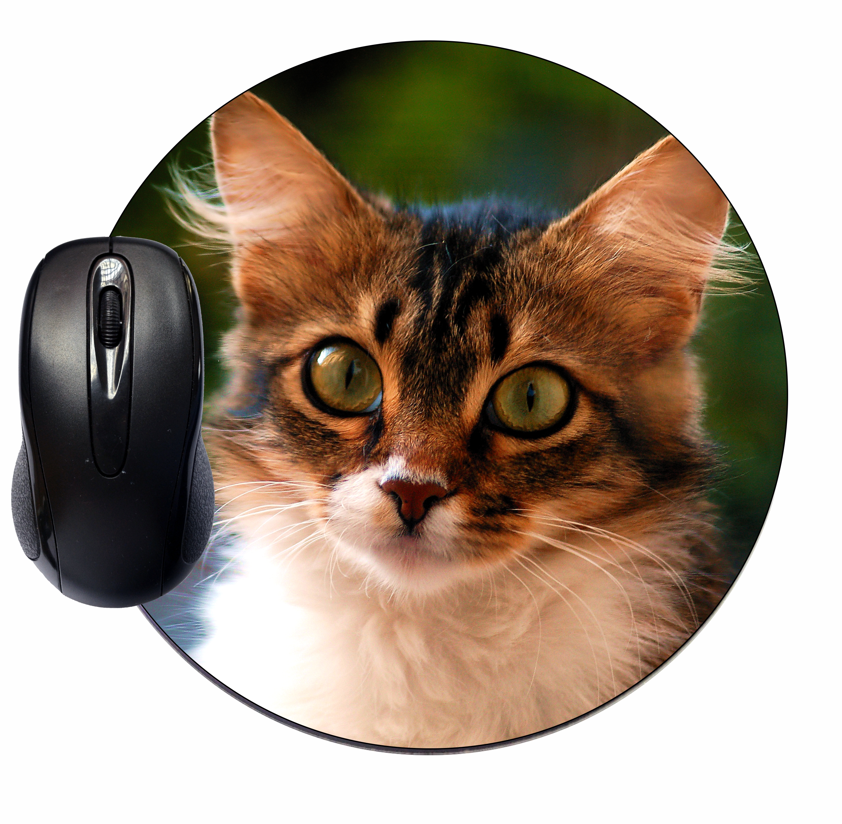 Mouse Mat Pad Mousepad Cute Desk Round Circle Mousemat Design Sweet ...