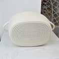 1-4PC Small Beige Basket with Handles Woven Rope Storage Basket for ...