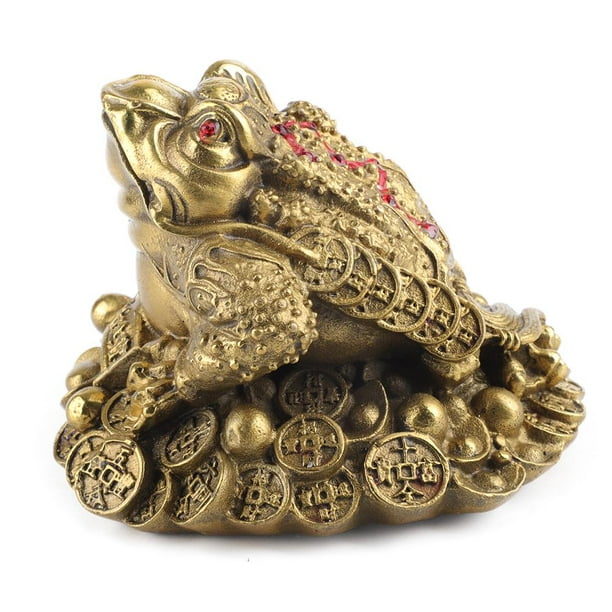 Golden Toad, Toad Model, Collectible Three-legged Toad Office For Home ...