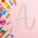 MDF Wall Letters, Unfinished 14'' Baleno Font A, Alphabet DIY Kids ...