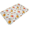 Bathroom Rugs Non Slip Washable - Hot Dog Coke Burger Pizza Kitchen ...