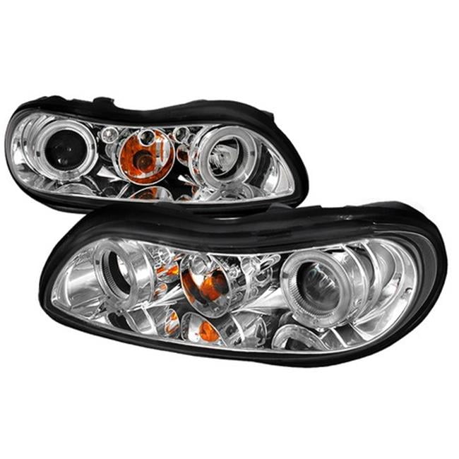Spec-D Tuning 2LHP-MBU99-TM Halo LED Projector Headlight for 99 to 03 ...