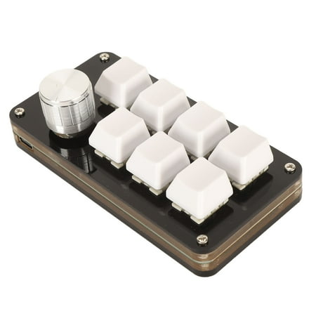 Mini 7 Key Keypad, Blue Switch Keypad Line Separation Hot Swappable Mechanical Keyboard 3.28ft ...