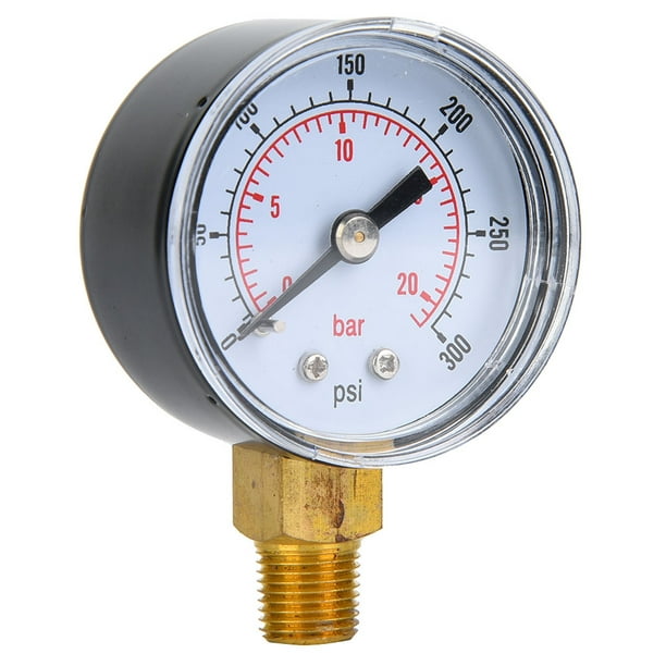 Mechanical Pressure Gauge Water Pressure Gauge, Air Gauge, Clear ...