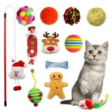 Holiday Stockings Kitty Stuffers, 12PCS Xmas Cat Set with Mouse ...