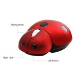 Dpisuuk Wireless Mouse, Cute Animal Ladybug Computer Mouse with USB ...