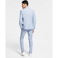 Bar III Men's Slim Fit Linen Light Blue Chambray Suit Jacket 40R ...