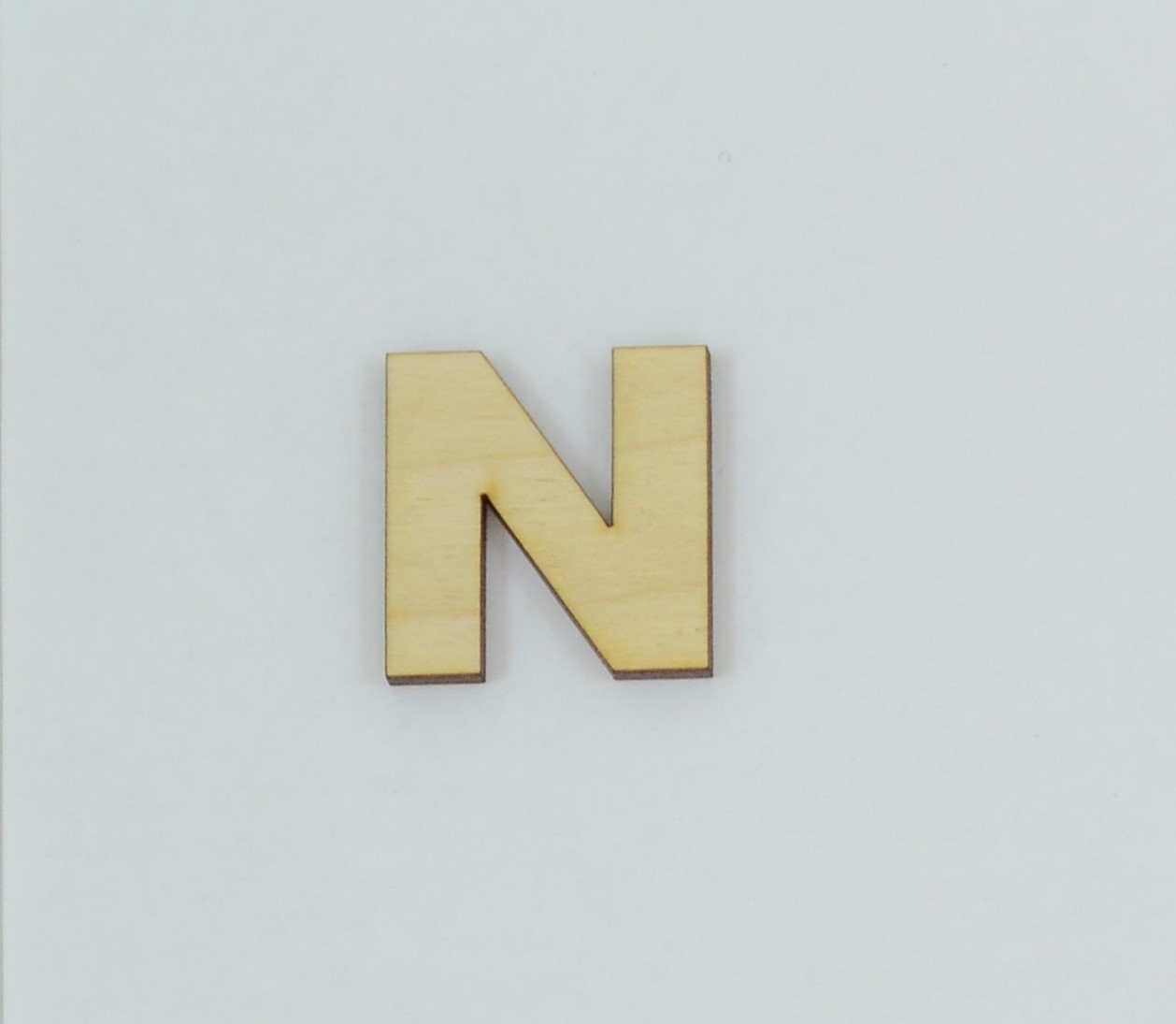1 Pc, 10 Inch X 1/8 Inch Thick Wood Letters N In The Arial Font For ...