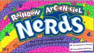 Nerds Rainbow Tangy Crunchy Candy 142g/5oz., {Imported from Canada ...