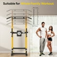 SogesPower Power Tower Dip Station Pull up Bar Stand with Adjustable ...