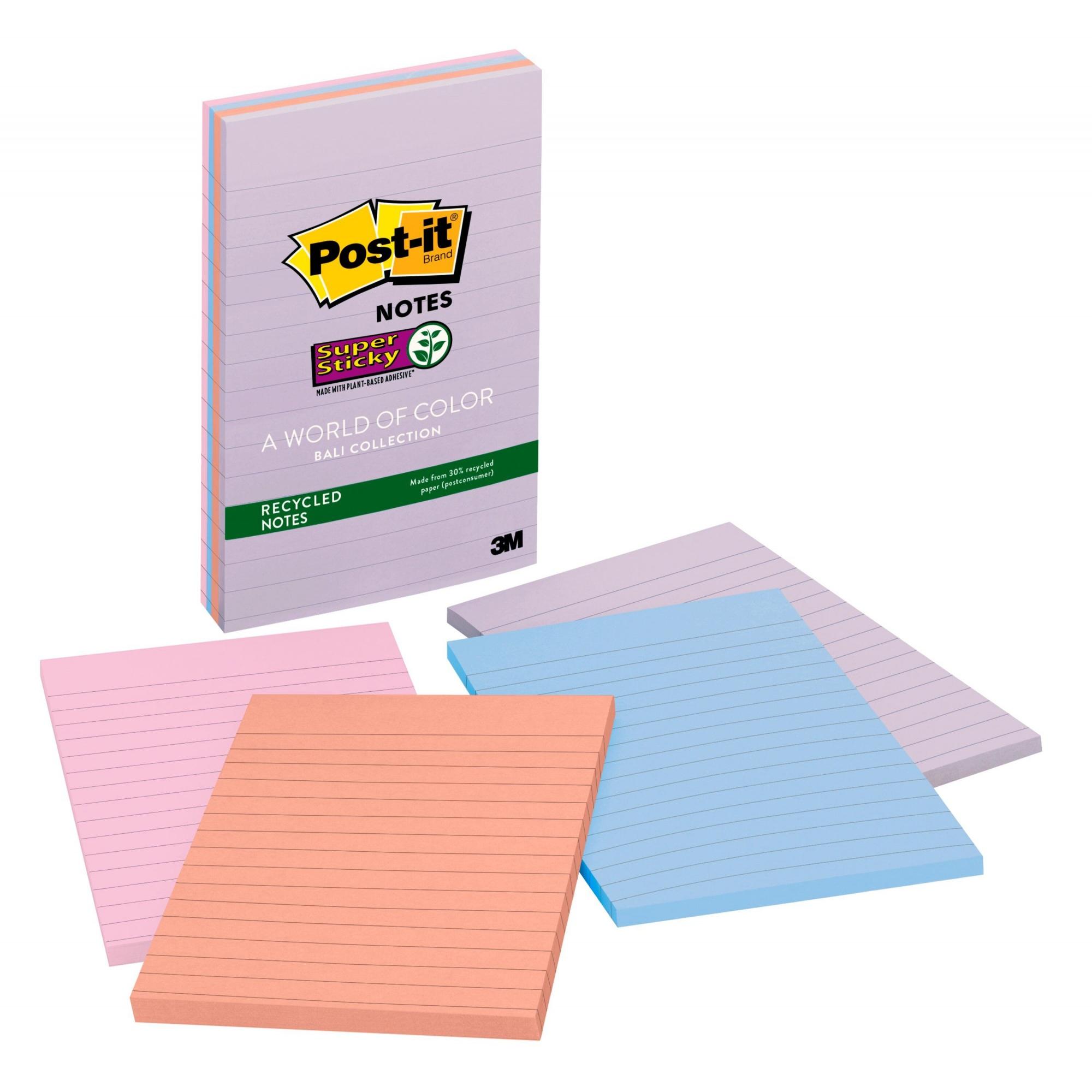 3M Super Sticky Notes 4 In X 6 In 4 PK Assorted Walmart 3M Super Sticky Notes 4 In X 6 In 4 PK Assorted Walmart