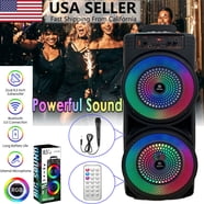 Quantum FX Portable BT Speaker with FM Radio - Blue - Walmart.com