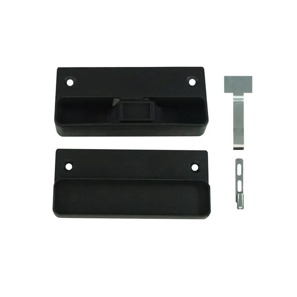 WRS 3-1/4" Sliding Screen Door Handle Assembly - Black - Walmart.com