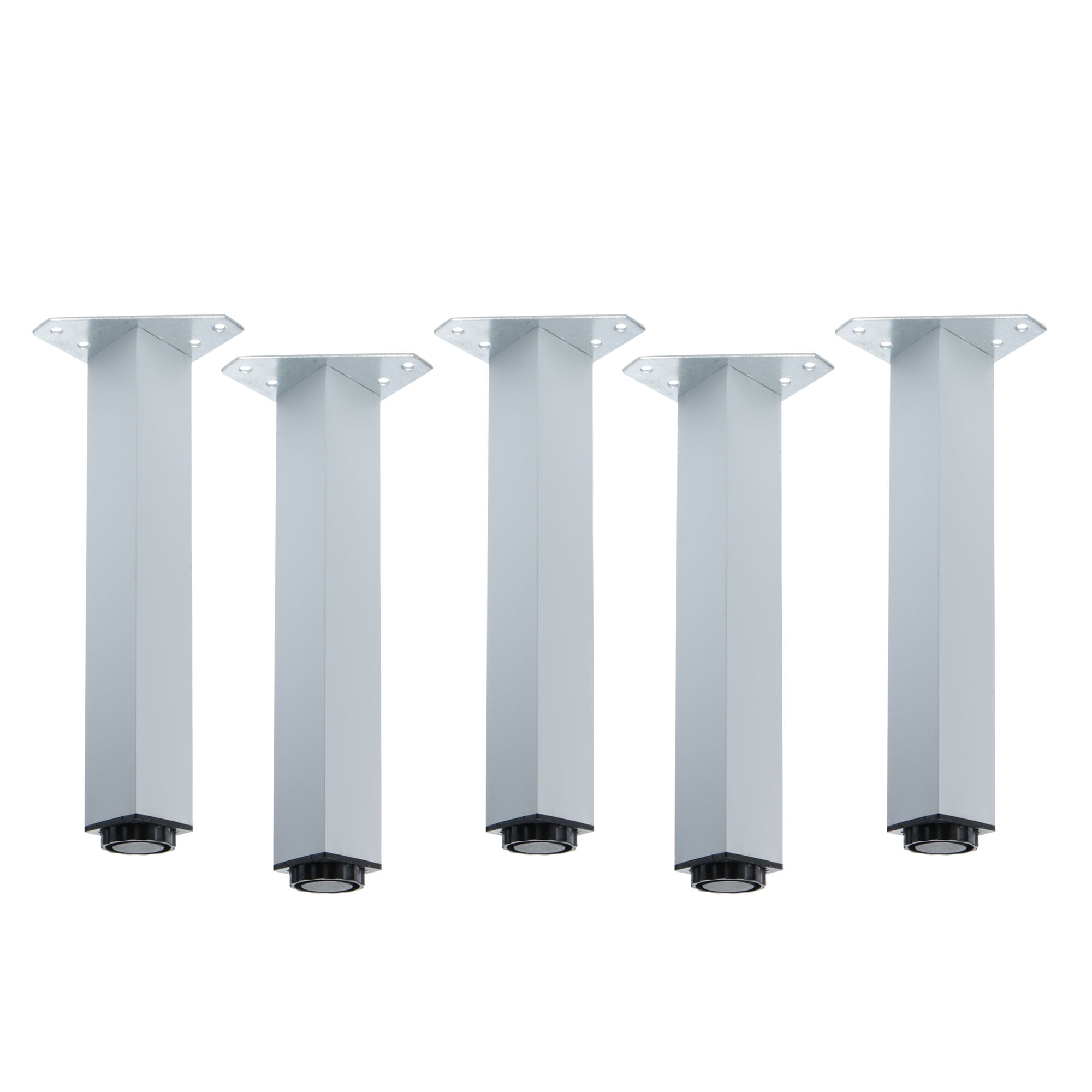 10 Inch Furniture Legs Aluminium Alloy Adjustable Feet Cabinet Shelves ...