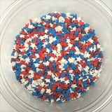Patriotic Star Shapes Red White Blue Stars Bakery Topping Sprinkles 8 ...