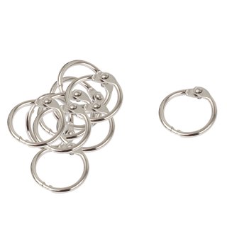 2 Inch 20 Pack Loose Leaf Binder Rings Metal Key Rings Scrapbooking ...