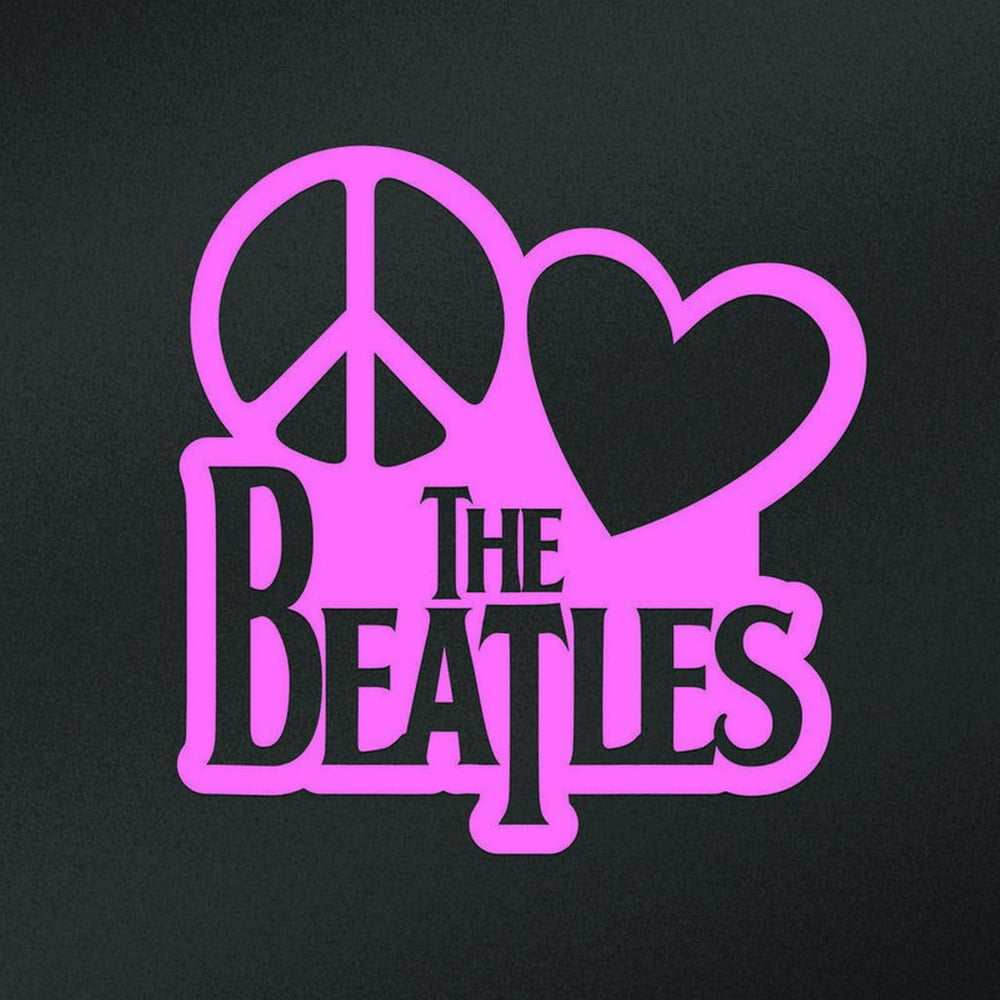 Peace Love The Beatles Vinyl Decal Sticker | Cars Trucks Vans Walls ...