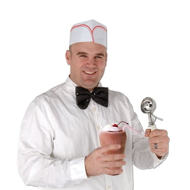 Retro Diner Food Server Soda Jerk Paper Cap for Classic Theme ...