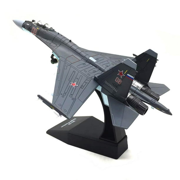 Avión de combate Su-35 Super Flanker, modelo ruso a escala 1:100 ...