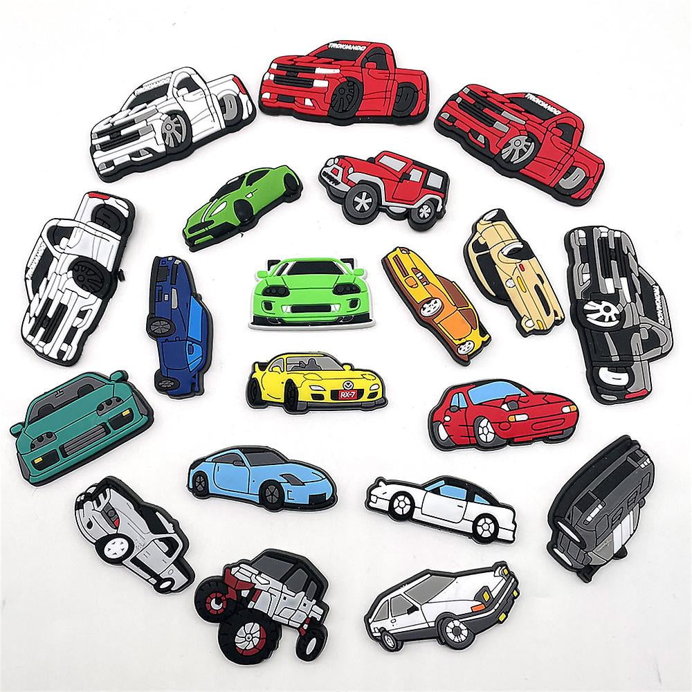 Click here for Shengyang 23 Pack Cartoon Car Themed Shoe Charms D... prices