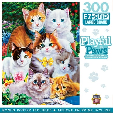 Cra-Z-Art Fancy Cats 750-Piece Kitten Tea Party Jigsaw Puzzle - Walmart.com