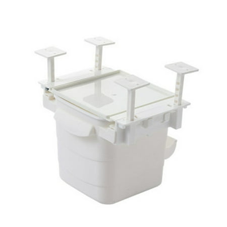 Retractable Waste Bin ABS Under Table Home Office Universal Push-pull ...