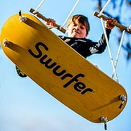 Swurfer The Original Stand up Surfing Swing, Wooden Outdoor Swing for ...