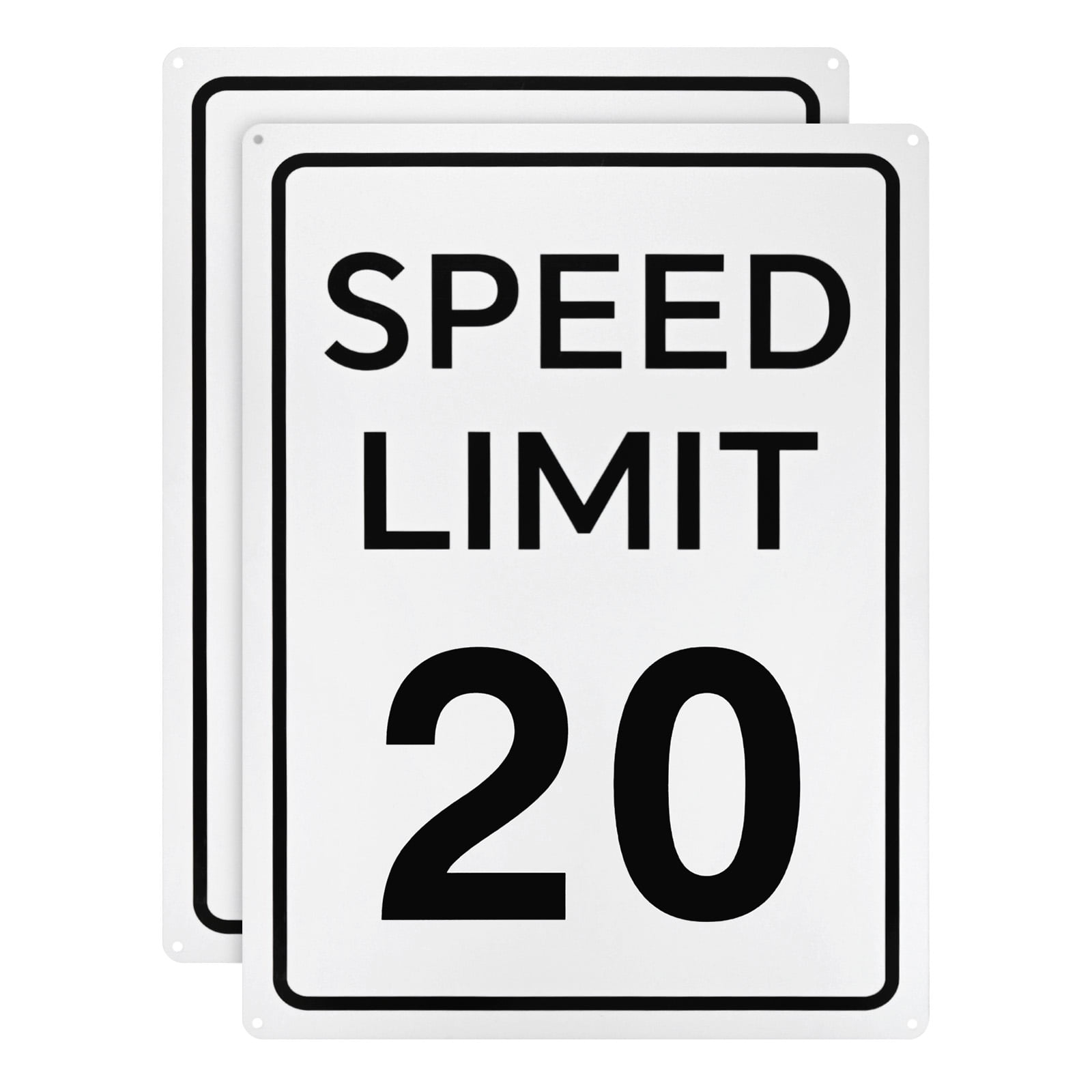 Click here for Unique Bargains Uxcell 2-Pack Speed Limit 20 Mph S... prices