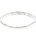 Pre-Owned Van Cleef & Arpels Tendremont Ring Platinum Fashion No Stone ...