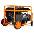 WEN 4375-Watt Dual Fuel Portable Generator with Wheel Kit and CO ...