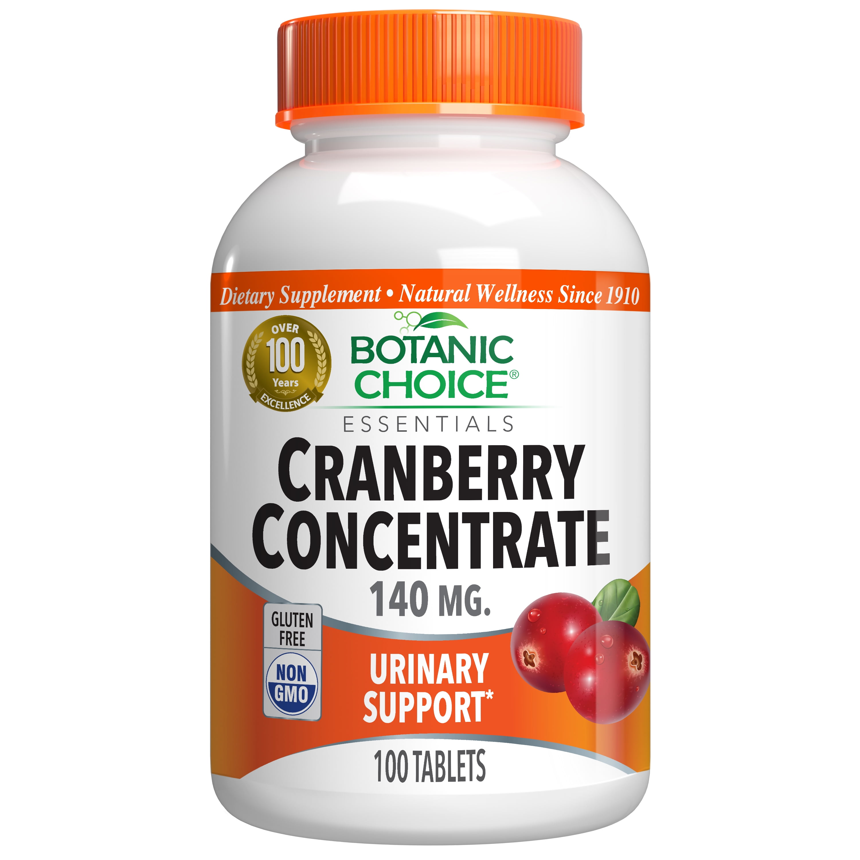 Botanic Choice Cranberry Concentrate 140 mg. Urinary Support Herbal ...