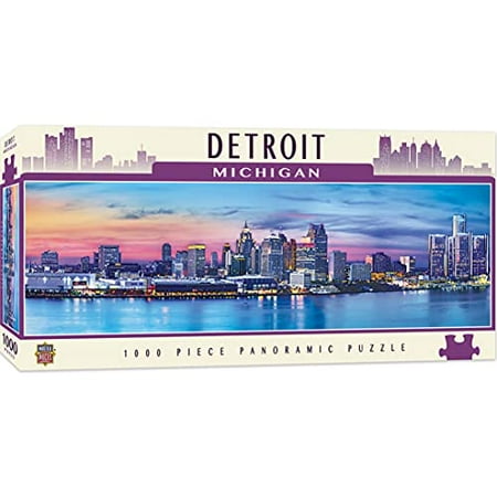 MasterPieces Cityscape Panoramics 1000 Puzzles Collection - Detroit ...