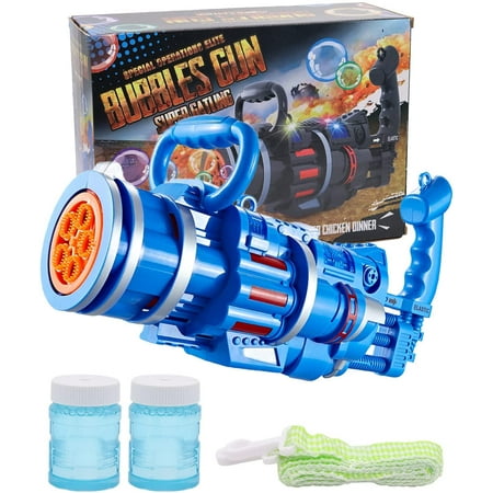 HTCM Gatling Bubble Machine Gun Can Emit Colored Light Effects and ...