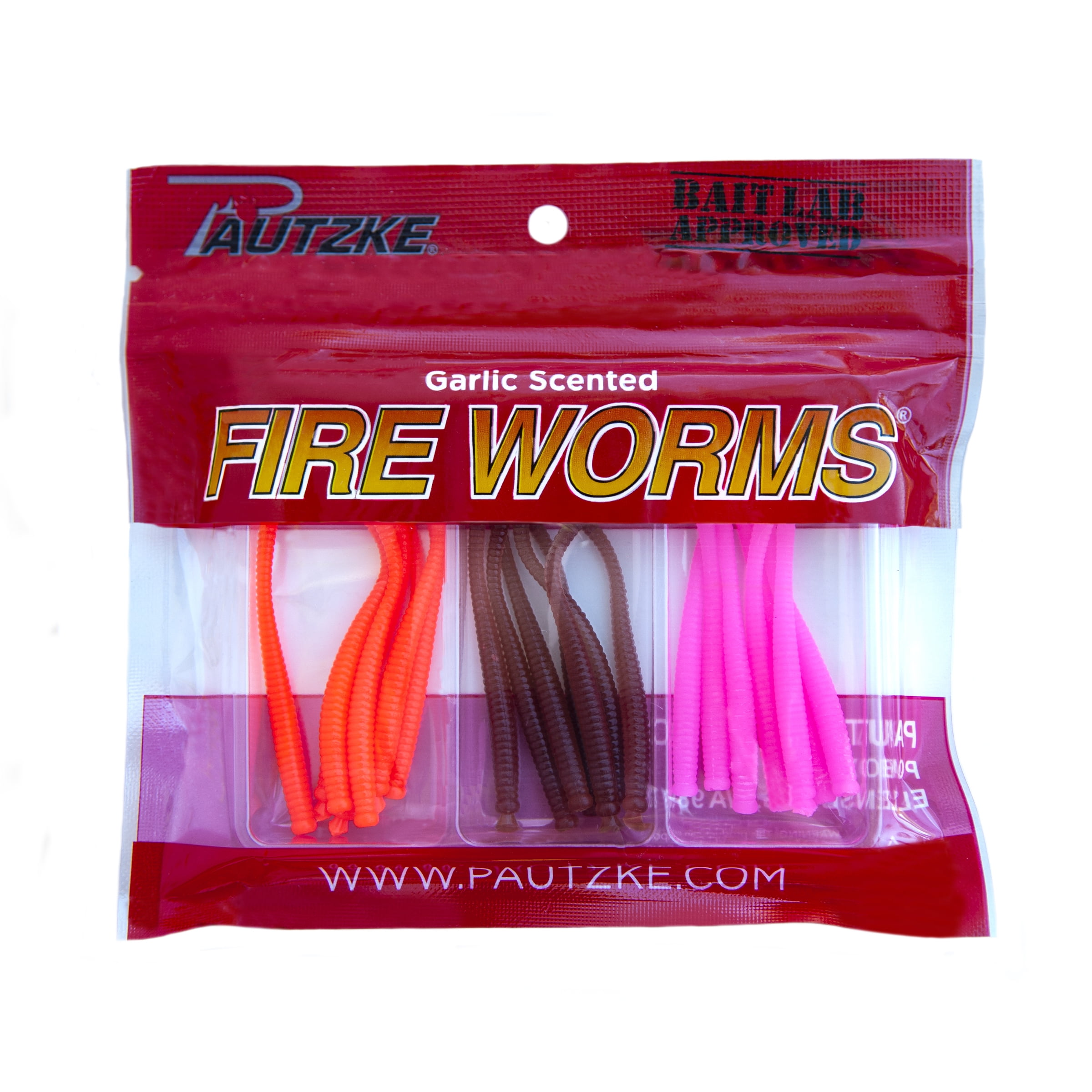 Pautzke Fire Worms Variety Pack - Red, Natural, Pink - Walmart.com
