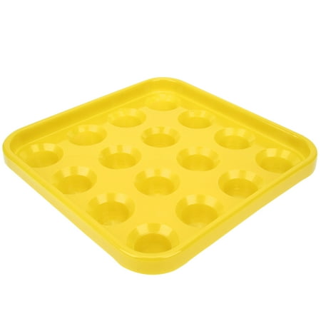 Snooker Ball Tray, Portable 16 Holes Plastic Pool Ball Tray, For Pool ...