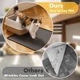 Cat Litter Mat Dark Gray XL-40''x28'' Silicone Trapping Pad - Walmart.com