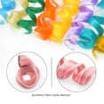 Powiller 24 Pcs Colorful Rainbow Hair Extensions for Kids, Braid-Ready ...