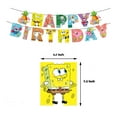 Spongebob Squarepants Theme 54 Pcs Birthday Party Decorations Set