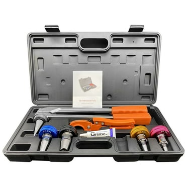 Yescom PEX Expansion Tool Kit Tube Expander with 1/2" 3/4” 1” Expander ...