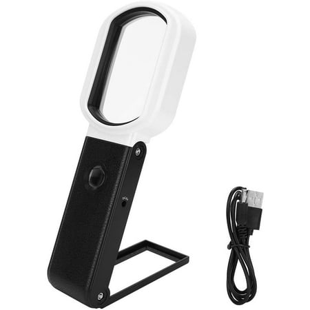 Magnifying Glass, Portable 10X 25X Practical Lighted Magnifying Glass ...