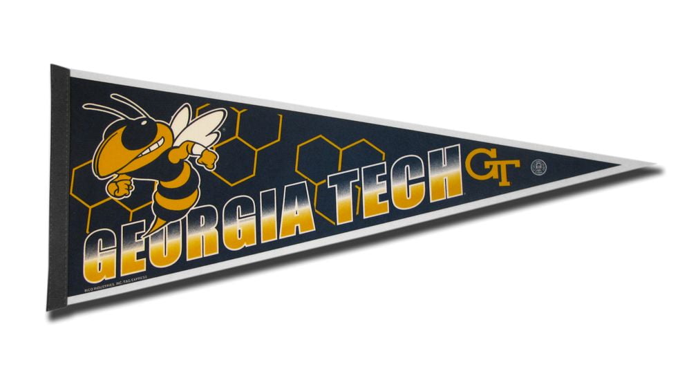 Georgia Tech Yellow Jackets Pennant - Walmart.com