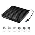 External CD DVD Drive, USB 3.0 and Type-C Portable CD DVD +/-Rw Drive ...