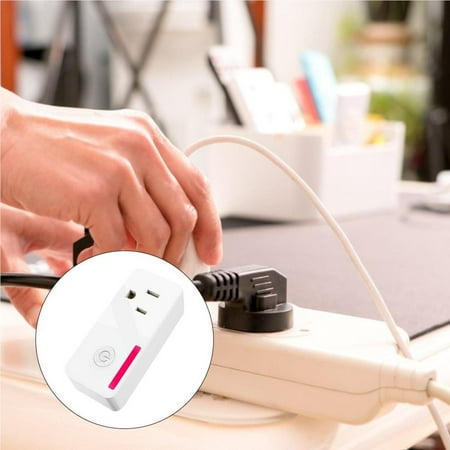 Remote Control Smart Socket Wi-Fi Outlet with Charge Statistics Wi-Fi ...
